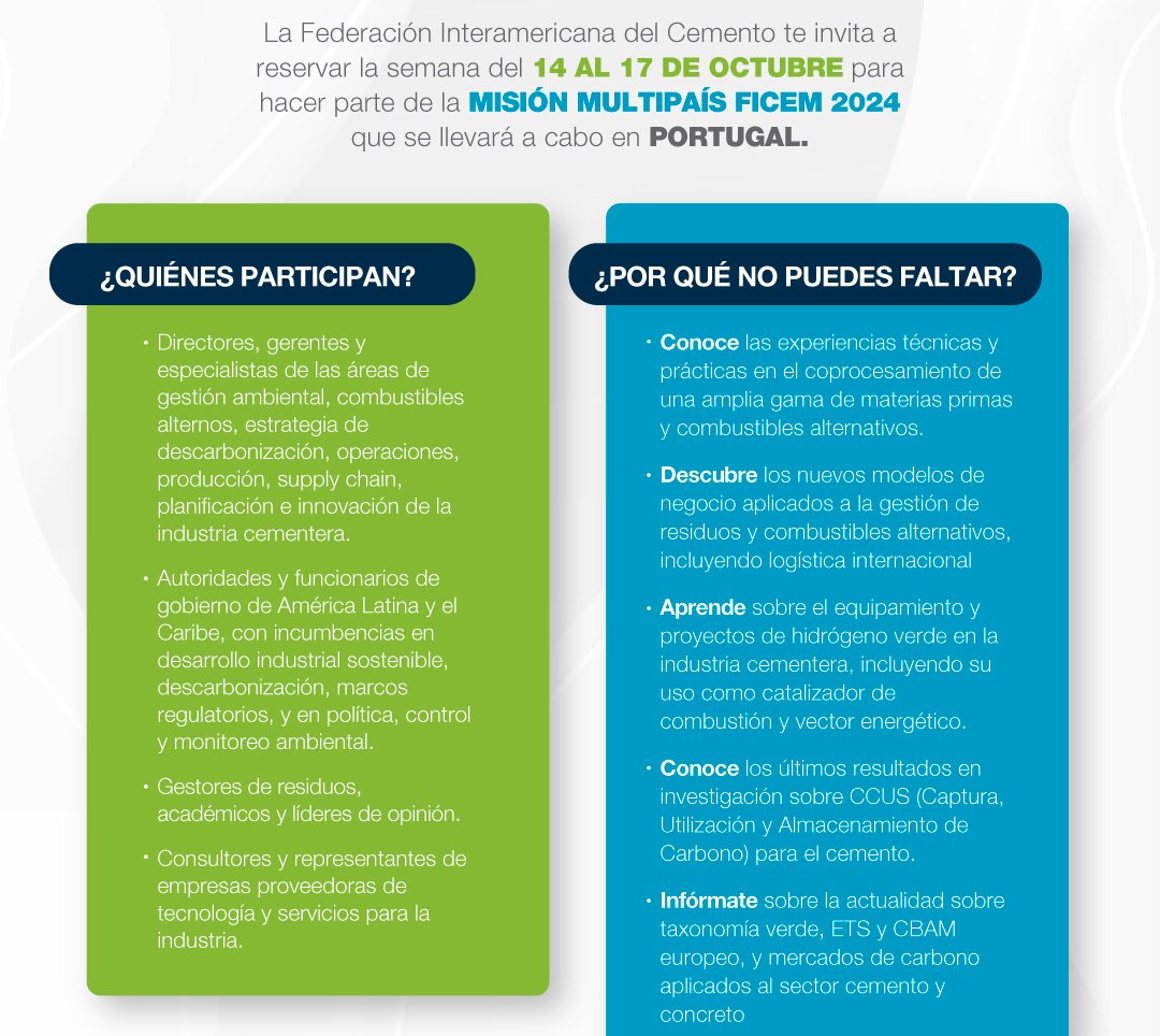 SAVE THE DATE MISIÓN MULTIPAÍS PORTUGAL